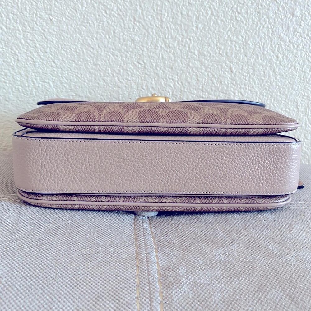 Coach Cassie Crossbody Special Edition Taupe Canvas Gem